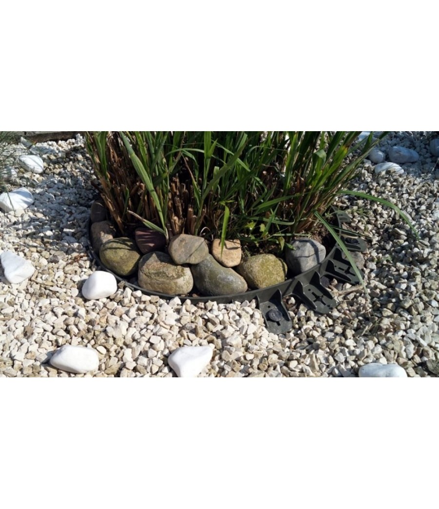 Plastmasas apmale 800x75x44 mm, melna | E-Plastena.lv